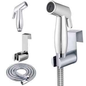 hand held bidet sprayer - sprayer shattaf toilet bidet shower head for bathroom sink or toilet - with 59-inch hose and wall bracket