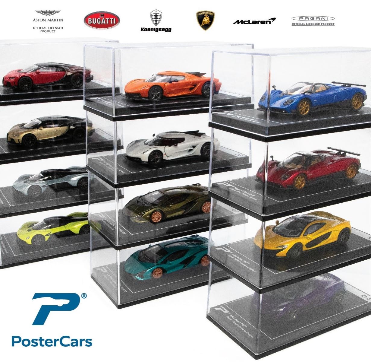 PosterCars 1:64 Scale Lamborghini Sian FKP 37 Verde GEA Hypercar League Collection No.7