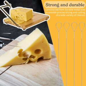 Mozeat Lens 5.7 inch Cheese Slicer Wire,10 PCS Cheese Slicer Replacement Wires Food Grade Stainless Steel Cheese Cutter Wire Cheese Wire Knife Kit for Slicing Cheeses Butter