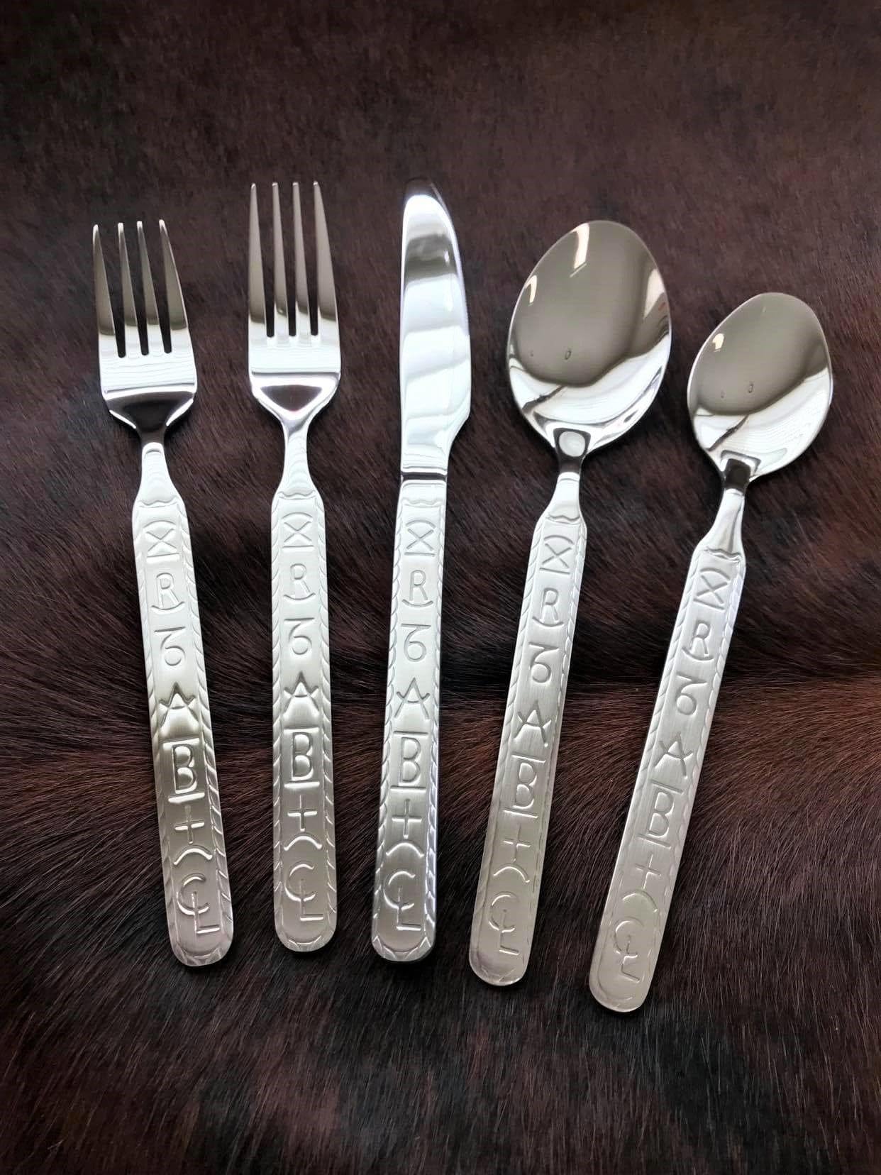 Ranch Brands Stainless Silverware Serving Set (3 Piece) by Cowboy Living