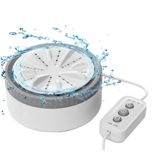 kuyyfds portable washing machine usb powered mini washer turbine 3 modes travel personal washing machine for business trip home apartment college rooms