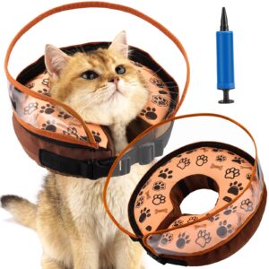 cat cone collar soft,adjustable cat cone recovery collar,cone for cats to stop licking after surgery for kittens(small cat cone)