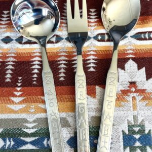 Ranch Brands Stainless Silverware Serving Set (3 Piece) by Cowboy Living