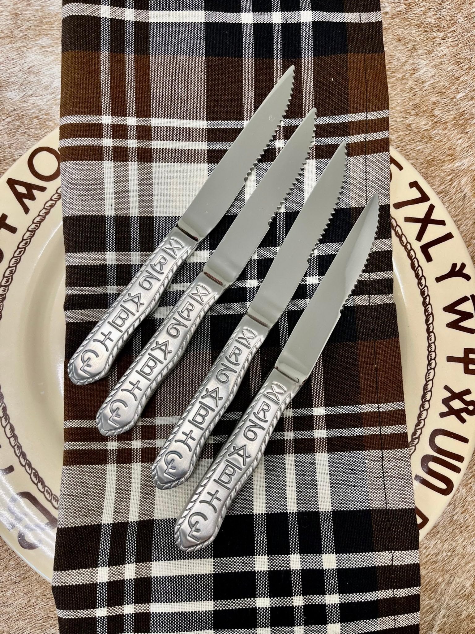 Ranch Brands Stainless Silverware Serving Set (3 Piece) by Cowboy Living