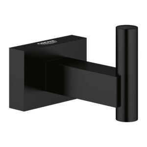 grohe 405112431 essentials cube robe hook, matte black