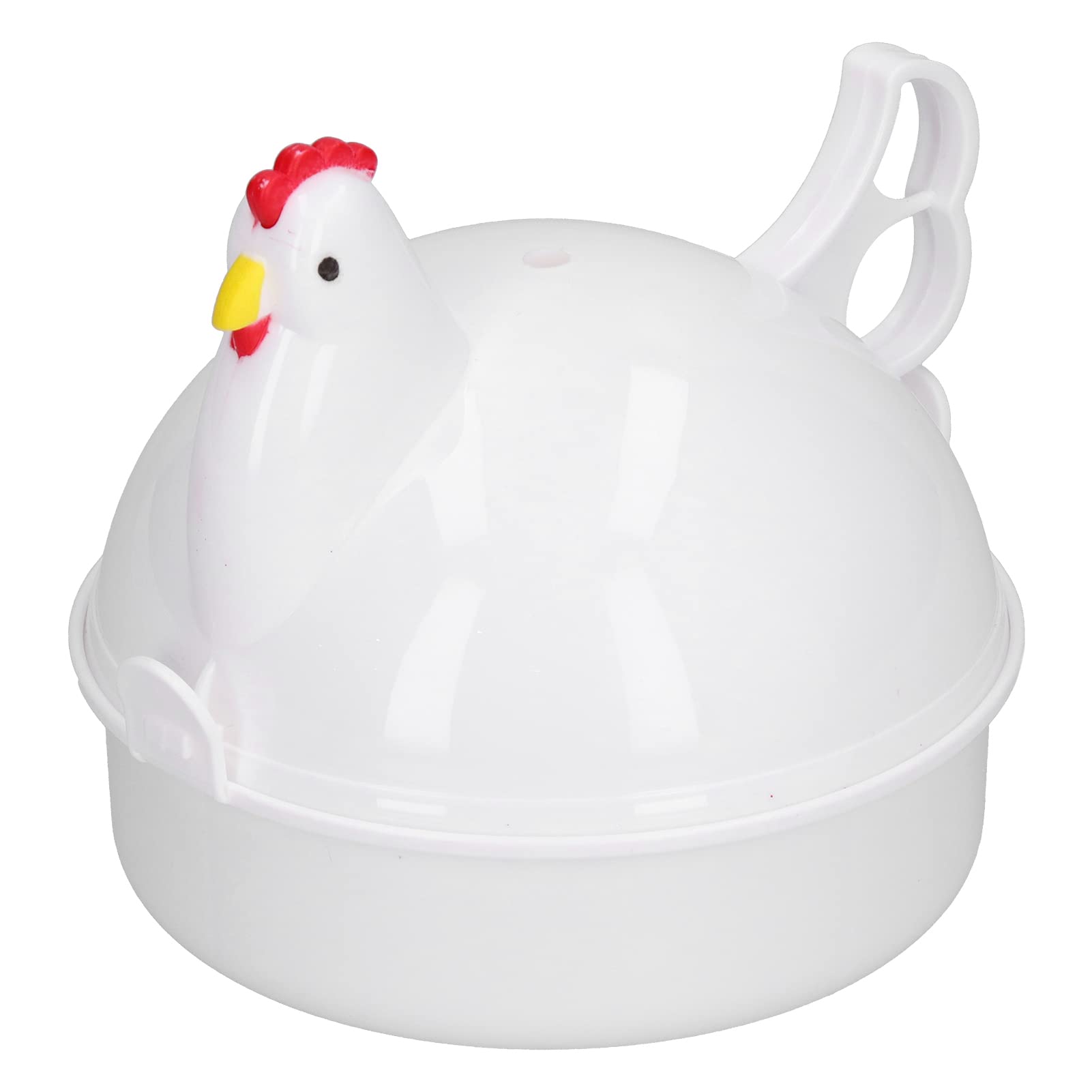 Egg Cooker, Egg Cooker 4 Eggs Chicken Shaped Heat Resistant Microwave Eggs Boiler for Home Kitchen