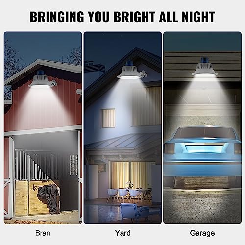 VEVOR LED Barn Light, 50W 5500LM, Ultra Brightness 6000K Daylight, Dusk to Dawn Area Lights, Outdoor Security Flood Lighting, IP65 Waterproof for Outside Yard Street Garage Shed Patio, Wall/Pole Mount