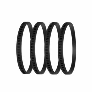 45-69-0010 blade pulley tires replacement for milwaukee bandsaw blades 6230 6232-6 6225 ao2807 6238n 6238-20 2729-20 portaband saw belt (4 pack)