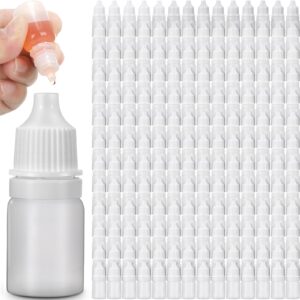 maxcheck 400 pieces 5ml plastic dropper bottle mini squeeze bottle with caps small portable mini eye dropper bottle clear empty squeezable dropper bottle essential oil container for liquids