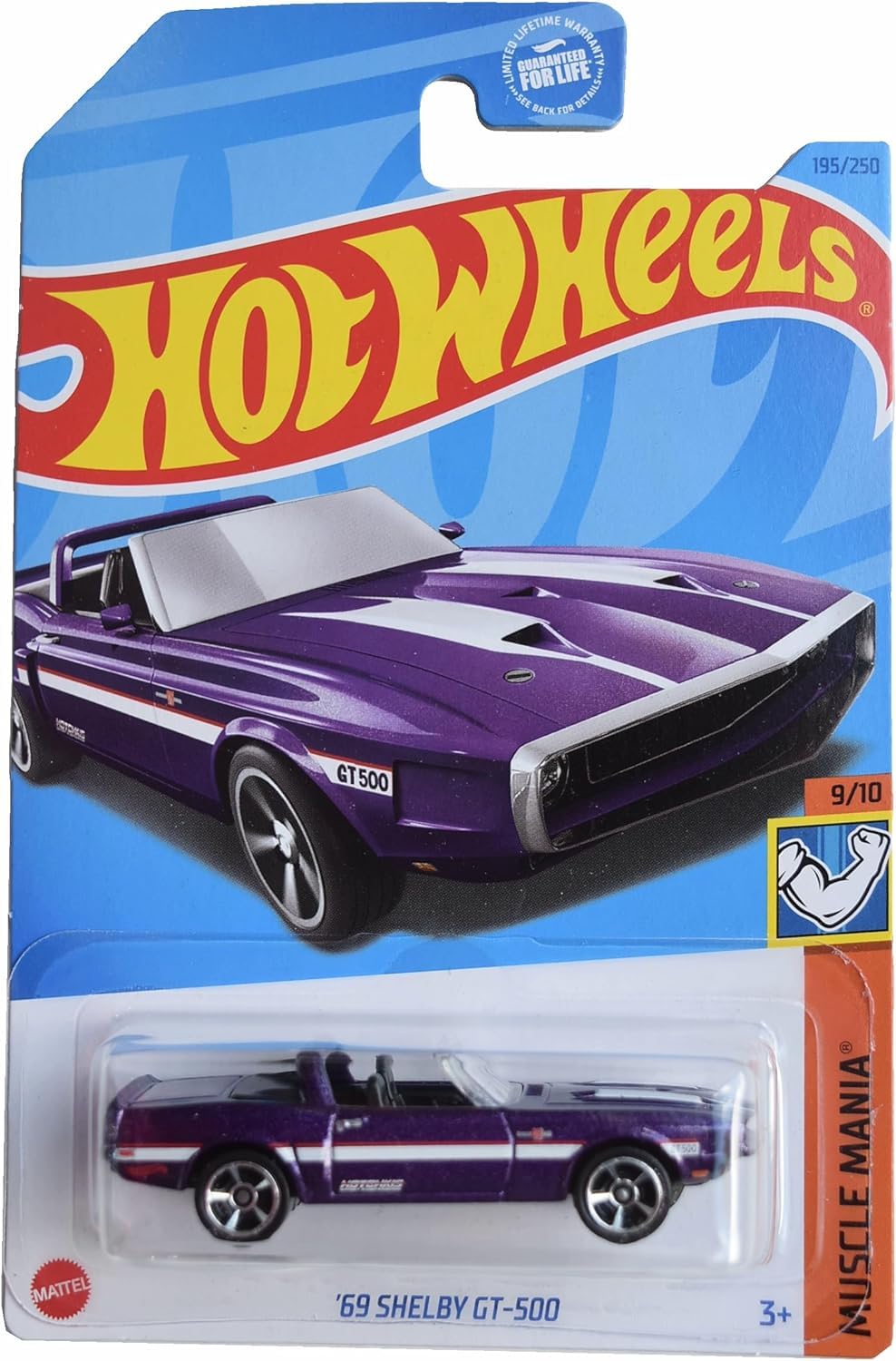 Hot Wheels '69 Shelby GT 500, Muscle Mania 9/10 [Purple] 195/250