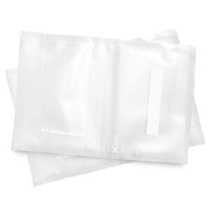 Stash Proof Vacuum Seal Bags 8" x 12" (100 Count) 5.5 Mil (Clear and Clear) - BPA Free Commerical Grade Food Saver for Storage, Sous Vide, and Meal Prep Sealer Bag