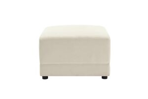 morden fort ottoman foot rest for sectional couch modular sectional sofa diy [no latch fixing] comfy ottoman for bedroom living room sofa couch floor ottoman sturdy backrest - square ottoman (beige)