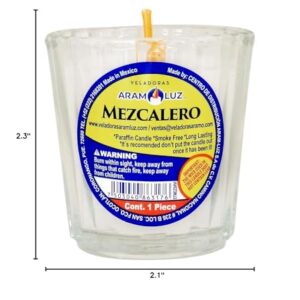 Aramo - Mezcalero Candle | 12 Pack Premium Quality Candles | Crafted in Mexico, Illuminating The World | Ideal for Home & Spiritual Use | Veladora Mezcalero