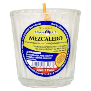 Aramo - Mezcalero Candle | 12 Pack Premium Quality Candles | Crafted in Mexico, Illuminating The World | Ideal for Home & Spiritual Use | Veladora Mezcalero