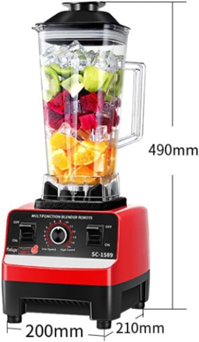 Heavy Duty Professional Blender, Peak 2200W Commercial Grade Bar Blender With 70Oz Container For Shakes, Smoothies, Ice Crushing, Frozen Fruits, Soups, Dry Grinding (White)