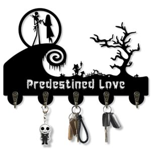 kinglive predestined love coat hook,the christmas eve decoration,nightmare before christmas wooden coat hooks key hooks home decora for bedroom kitchen towel rack,halloween present christmas gifts