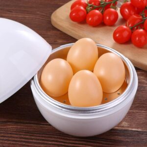 4 Grids Egg Cooker, Microwave Oven Egg Steamer, Microwave Special Egg Boiler For Home Breakfast Home Egg Cooking Tools