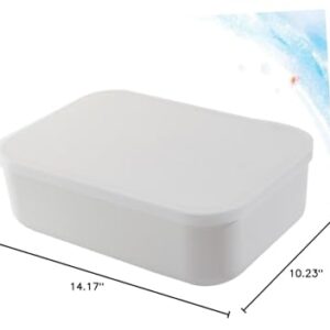 Amosfun 1pc Box Storage Box Storage Box Storage Box Storage Bins Storage Case Storage Organizer Transparent Lid Desktop