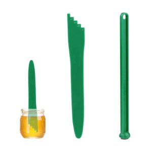 2 pieces canning tools kit, 1 pieces canning bubble popper remover and 1 pieces jar lid lifter magnetic lid lifters (green)