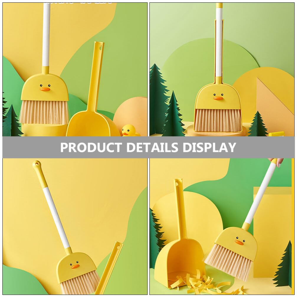 Healifty Cartoon Children Small Broom Home Cleaning Children Cleaning Tool Kids Broom House Cleaning Tools