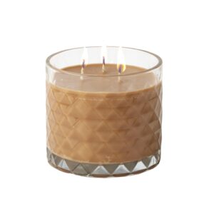 gold canyon heritage medium candle, brown butter & molasses scented candle, 14 oz. three wicks, 100% natural soy wax, notes of maple, brown sugar, cinnamon stick, and dark rum | 35+ hours of burn time