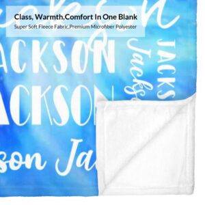 Customization of lover Personalized Blanket and Throw Customized Name Blanket for Kids Adult Flannel Custom Blanket (Color 11, 50''x60'')