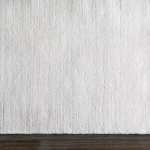 Mark&Day Area Rugs, 5x7 Farnham Modern White Area Rug, White Carpet for Living Room, Bedroom or Kitchen (5' x 7'6")