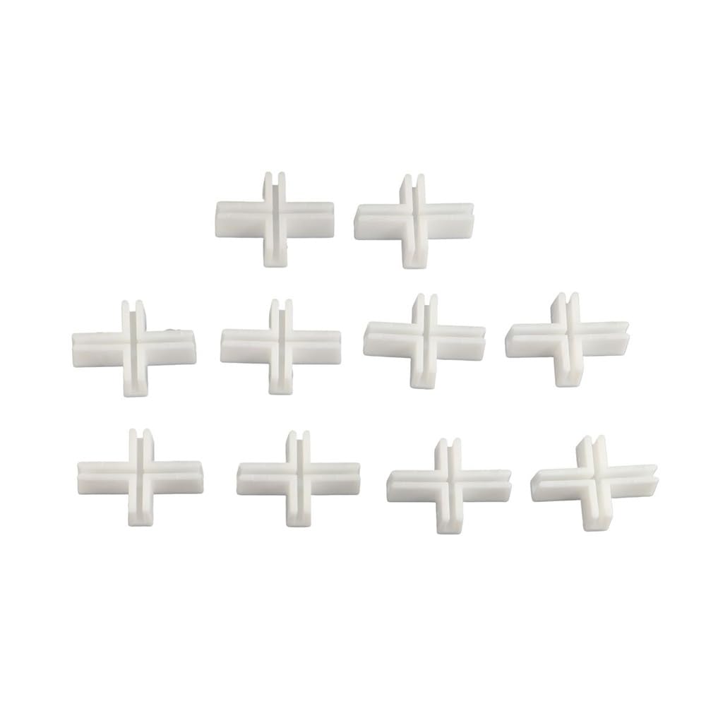 10Pcs Plastic Drawer Dividers Side Fixing Buckle,Fixed Drawer Divider Clip for DIY Adjustable Drawer Dividers Dressing Table Tools Drawer Partition Accessories