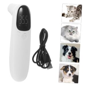 ABOOFAN 2 Sets pet Screen pet Temperature Device pet Special pet Ear Digital pet Temperature Monitor Animal Electronic Non- Small Animals Non Baby Plastic