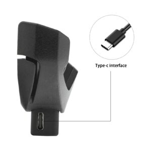 CARPSDZY TC51 USB-C Charger for Zebra TC510k TC52 TC56 TC57 Handheld Barcode Scanner Mobile Computer, Type-C Interface Clip On Charger for Convenient and Safe Charging (ADPTR-TC56-USBC-01)