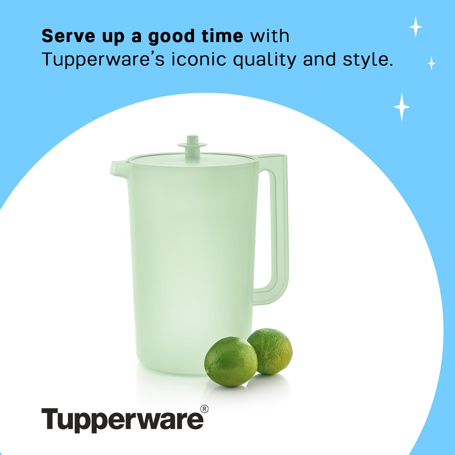 Tupperware Heritage 1 Gallon Pitcher in Mint - Dishwasher Safe & BPA Free