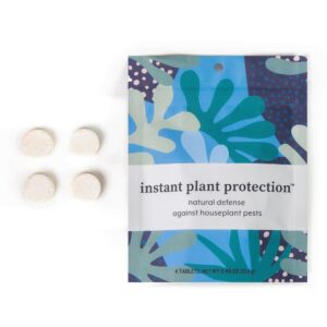 instant plant protection (4tablets) self-dissolving tablets | peppermint spray for protecting indoor and houseplants against spider mites, insects, and disease