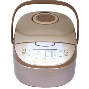 SPT RC-1206 6 Cups Multi-functional Rice Cooker: Brown Rice, White Rice, Porridge, Oatmeal, Soup, Steam, Stew, Slow Cook and Cake