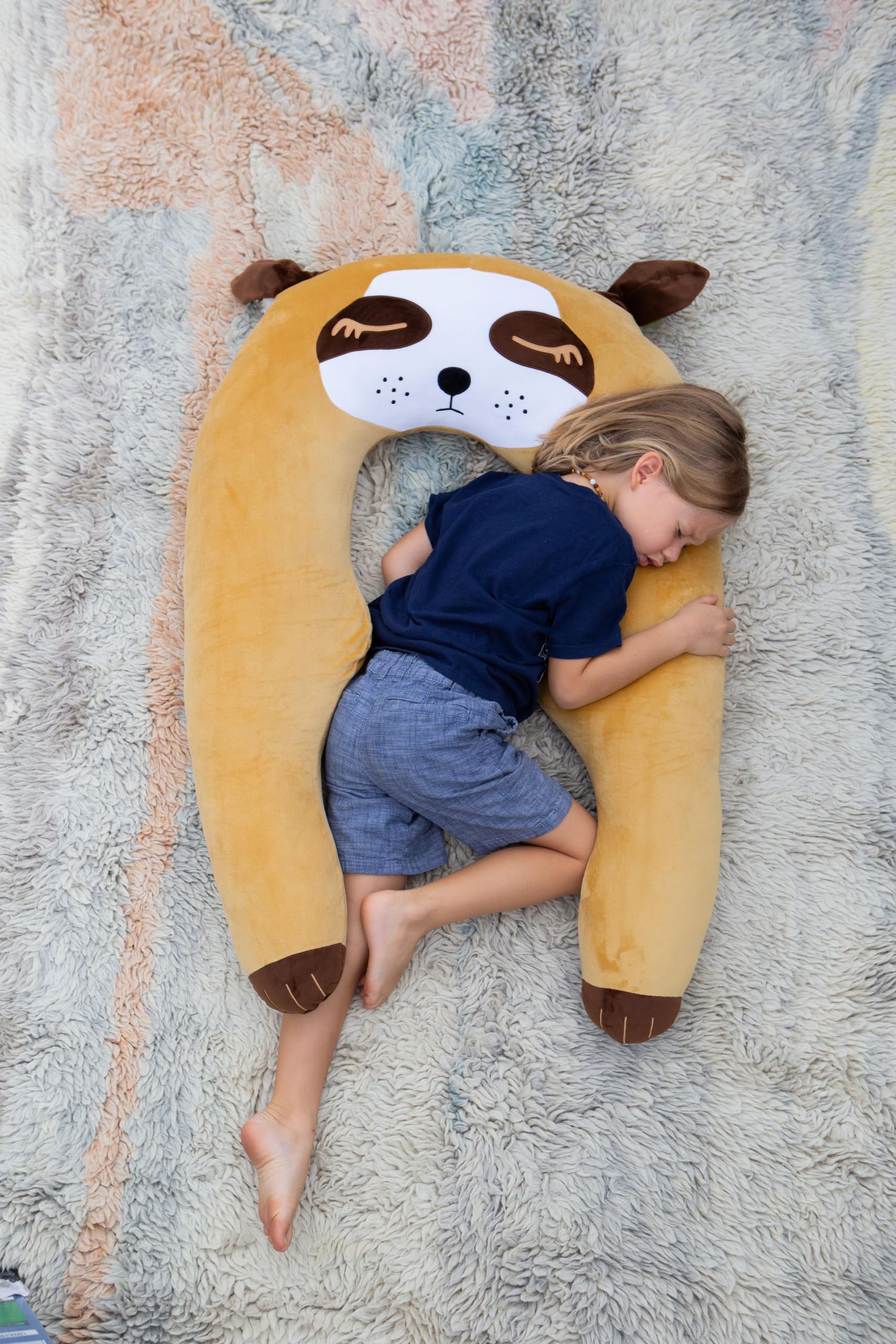 KRITTERS – 41" Body Pillow for Kids, 6 Fun Kritters, Incredibly Soft Silk Cotton Stuffed Animal Pillow, Pillow Pets for Boys or Girls, Washable Cuddle Toys, Calming Anxiety, ADHD or Special Needs