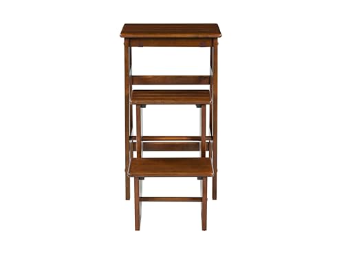 Niko Folding 30" Step Stool - Cappuccino