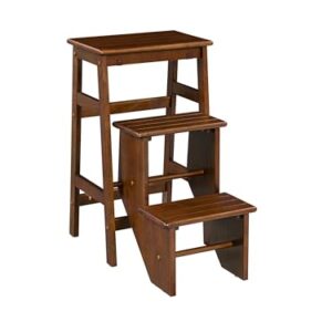 Niko Folding 30" Step Stool - Cappuccino