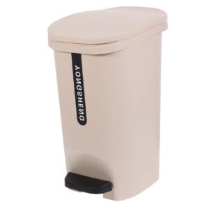 hohopeti foot pedal trash cans step trash can household waste basket container for kitchen bathroom