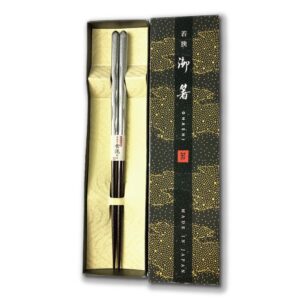 premium japanese chopsticks reusable [ made in japan ] traditional lacquer art wooden chopsticks c (light drops sv(mk011))