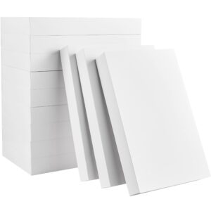 suncolor 12 pack 15" white large gift boxes with lids for clothes presents