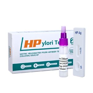 helicobacter pylori stool 2 test kits, h. pylori，10-15 minutes of quick home testing, the result is highly accurate, easy to read and use