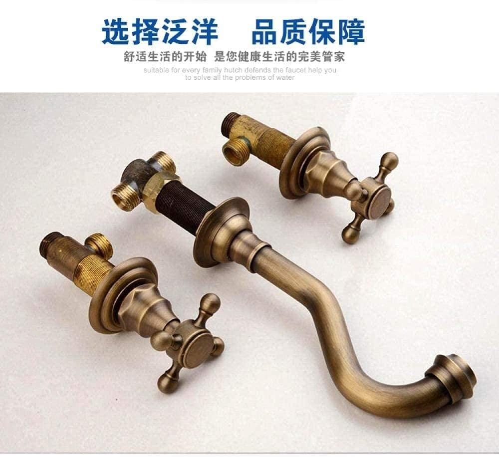 Faucet, Sink Faucet,Brass Brushed Gold Color Brass Single Lever Kitchen Faucet Lavatory Wash Wels Bathroom Bathtub Basin Tap,A540 (Color : A542)