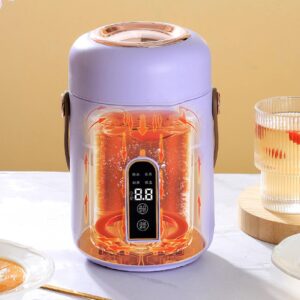 Zerodis Efficient Heating Mini Rice Cooker, Insulated Multifunction Soup Porridge Stewpot with Smart Reservation Function ()