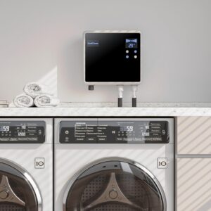 SantiCleana Ozone Laundry Washer System - 2 Outlets! - Stainless Sprayer - Black Hose