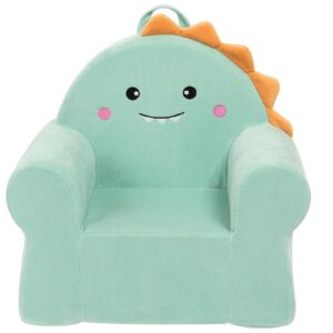 momcaywex cuddly toddler first chair, premium character chair, dinosaur, 18 month up to 3 years