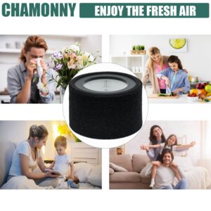 CHAMONNY EE-5068 Filter Replacement, Compatible with Crane EE-5068 and Etery jt-8115m Air Purifiers, 3-in-1 H13 True HEPA Filter and Activated Carbon Filter, Part# HS-1946, 2 Pack