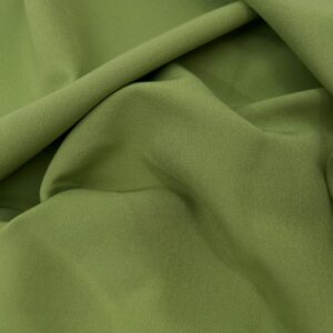 Texco Inc Solid Color Polyester Spandex 4-Way Twill Stretch Work Clothes, Formal Wear, and DIY Projects/Apparel Fabric, Green Moss 3 Yards