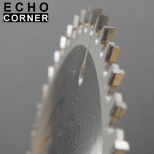 Echo Corner 5-1/2" (10mm Arbor) Circular Saw Blades 48Tooth+24Tooth, Heavy Duty Combo Pack Carbide TCT Fine Cut Fine Finish Crosscut Framing Ripping Wood Plywood MDF Plastic Veneer Lumber Laminate