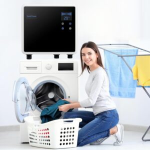 SantiCleana Ozone Laundry Washer System - 2 Outlets! - Stainless Sprayer - Black Hose