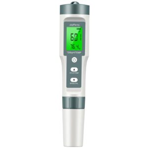 tds/ph/temperature 3-in-1 ph meter for water, 0-14 ph measurement range digital ph meter, 0.01 high precision water quality digital ph tester with atc, ph tds water test meter for drinking water