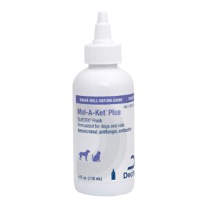 mal-a-ket plus triz edta flush for dogs and cats, 4 oz